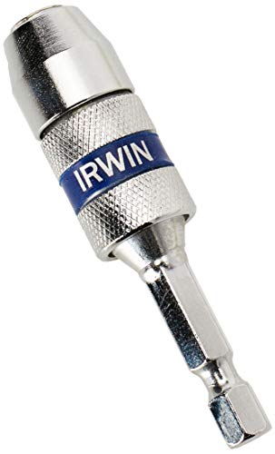 IRWIN Tools 2-1/2 Inch Speedbor Lock N' Load Quick Change Bit Holder (4935703),Silver