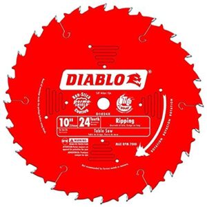 freud d1024x diablo 10" 24-tooth atb ripping saw blade 5/8" arbor