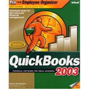 quickbooks pro 2003 plusemployee organizer