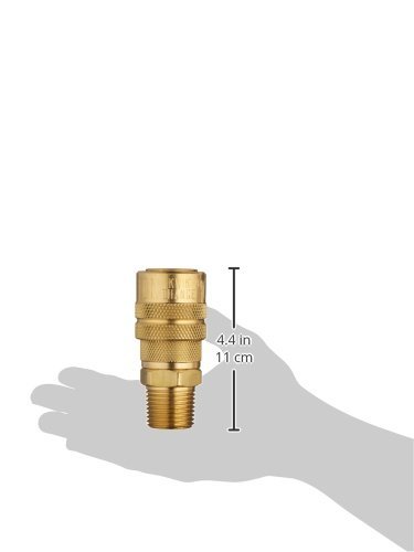 Milton S-719 3/8" MNPT M Style Coupler