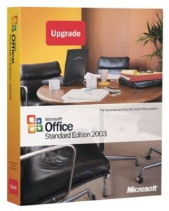 microsoft office standard edition 2003 upgrade old version