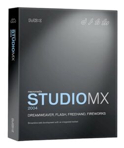 macromedia studio mx 2004 win/mac