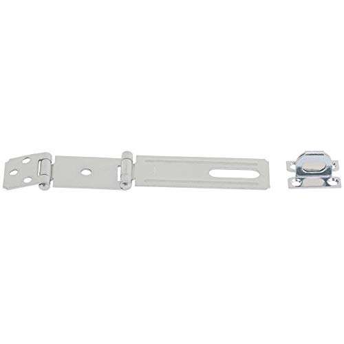 National Hardware N103-291 V34 Double Hinge Safety Hasp in Zinc plated, 4-1/2"