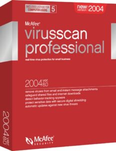 mcafee virusscan pro 8.0 5 user