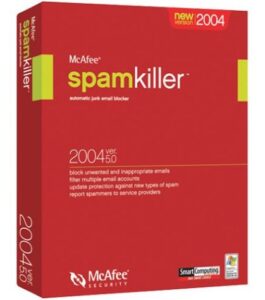 mcafee spamkiller v5 0