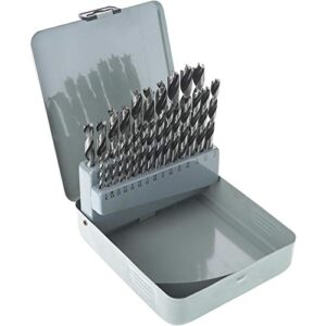 steelex d1034 deluxe brad point bit set, 25-piece