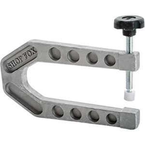 shop fox d2804 6-inch aluminum deep reach c-clamp