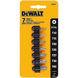 dewalt dw2067 torx insert bit set, 7-piece