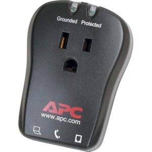 apc p1t 120v portable surge protector,black