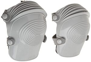 clc custom leathercraft 361 ultraflex non-skid kneepads, plastic, grey