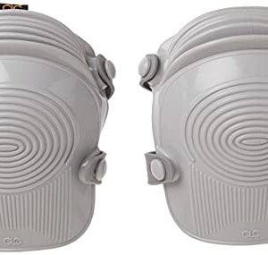 CLC Custom Leathercraft 361 Ultraflex Non-Skid Kneepads, Plastic, Grey