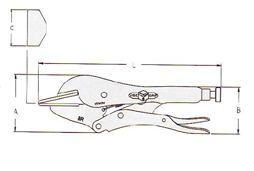 IRWIN VISE-GRIP Original Locking Pliers/Sheet Metal Tool, 8-Inch (23)