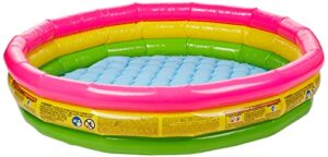 intex kiddie pool - kid's summer sunset glow design - 58" x 13"