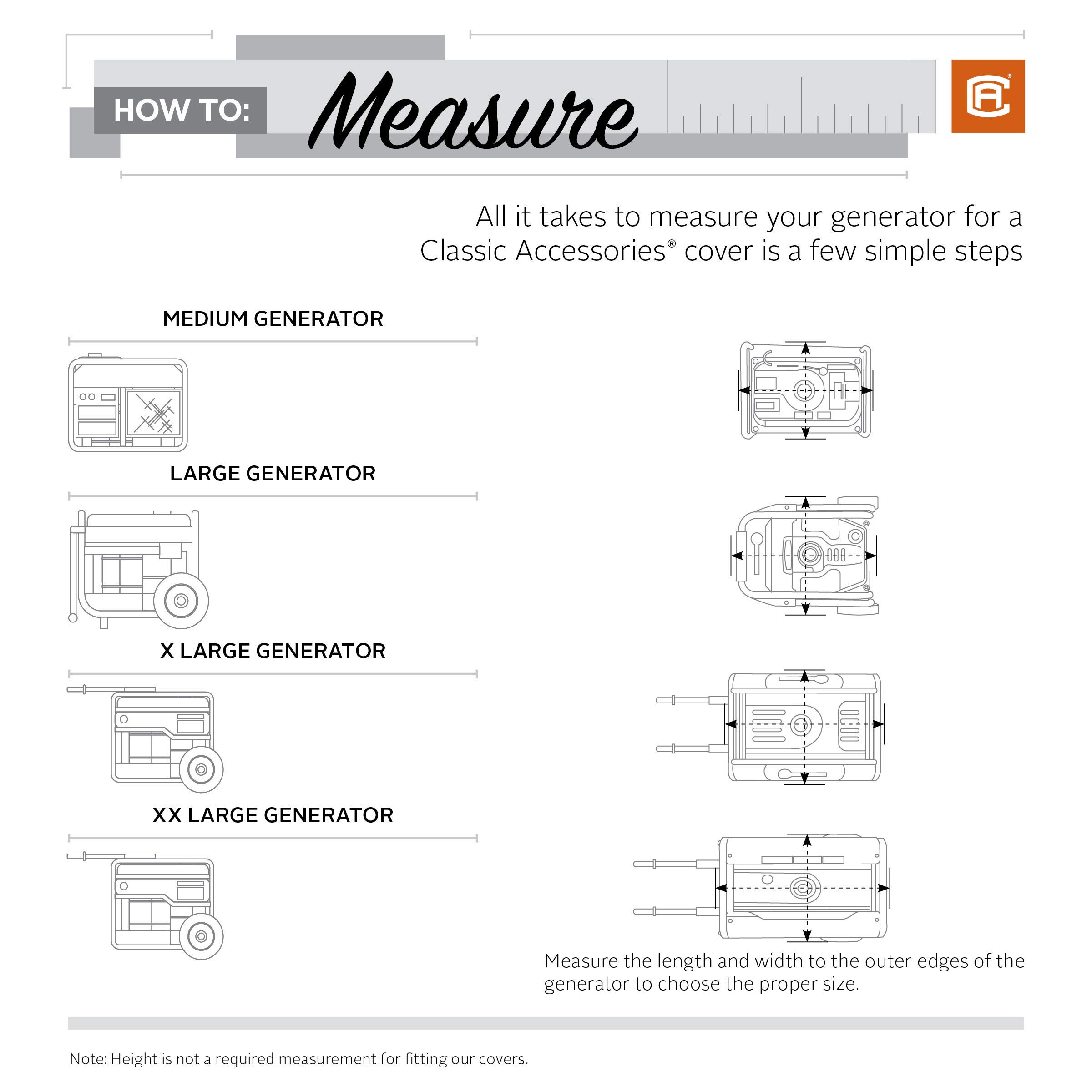 Classic Accessories Generator Cover, Large