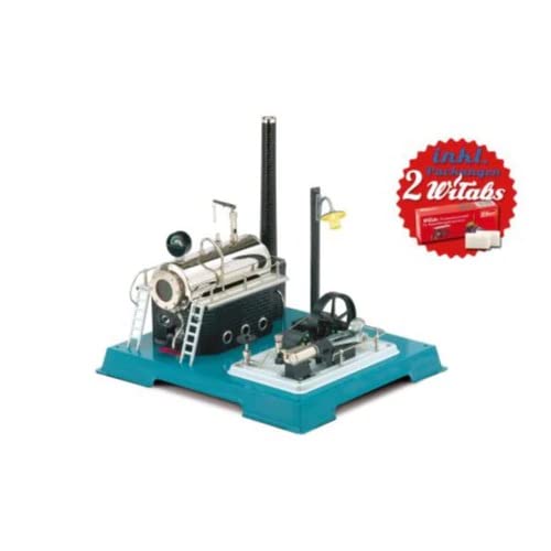 Wilesco D18 Steam Engine with Generator