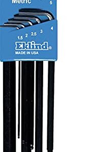 Eklind 13222 Ball-Hex L-Key allen wrench Combo- Inch / MM (2 sets 22pc), 22-piece set