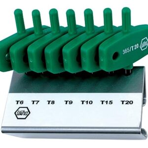 Wiha 36590 Torx Hex Key Set, Wing Handle, 7 Piece