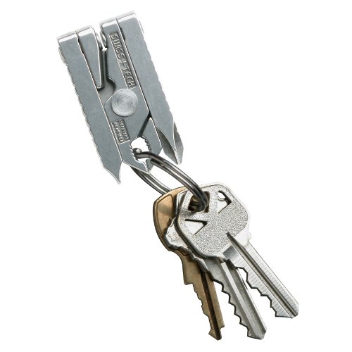 SWISS+TECH ST50022 Stainless Steel 6-in-1 Key Chain Multi Tool, Polished Finish (Single Pack)