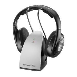 Sennheiser RS120 II On-Ear Wireless RF Headphones with Charging Cradle