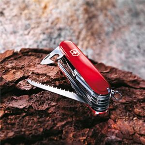 Victorinox Swiss Army Multi-Tool, SwissChamp Pocket Knife, Red, 91 mm (1.6795)