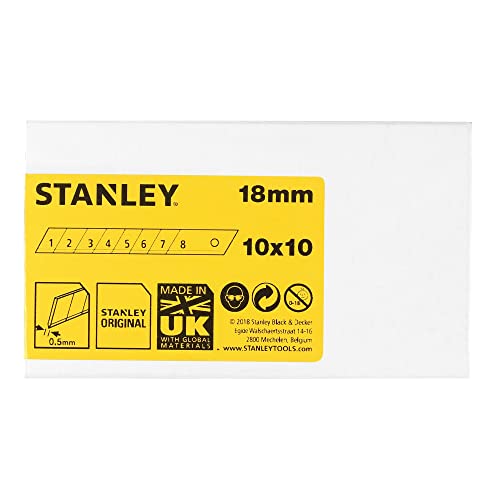 Stanley 1-11-301 Snap Off Blade in Dispenser (100 piece), Silver