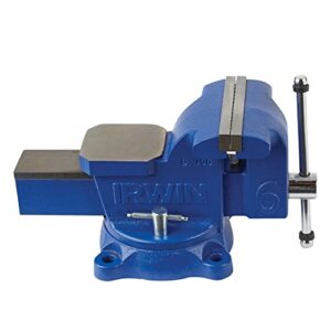 irwin bench vise, heavy-duty, 5-inch (226305zr)