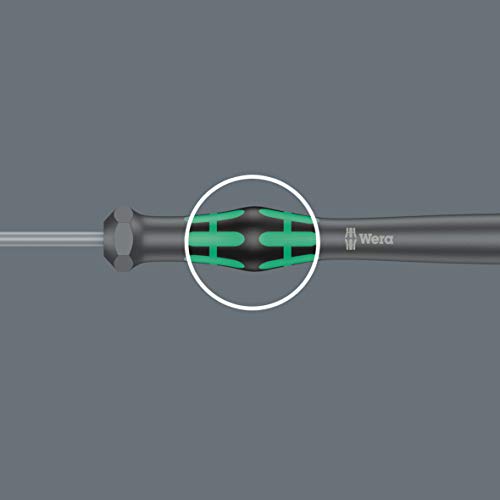 WERA 05118022001 2050 PH Screwdriver for Phillips Screws for Electronic Applications, PH 0 x 60 mm