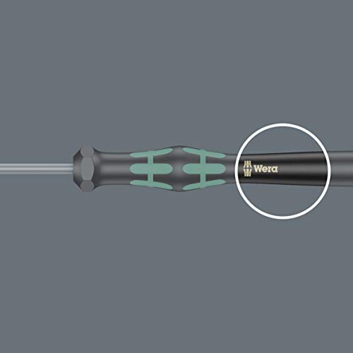 WERA 05118022001 2050 PH Screwdriver for Phillips Screws for Electronic Applications, PH 0 x 60 mm