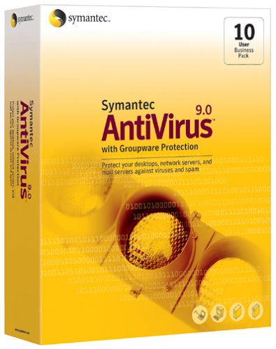 Symantec AntiVirus Small Business 9.0 with Groupware Protection - 10 User