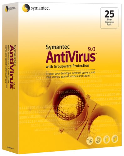 Symantec AntiVirus Small Business 9.0 with Groupware Protection - 25 User