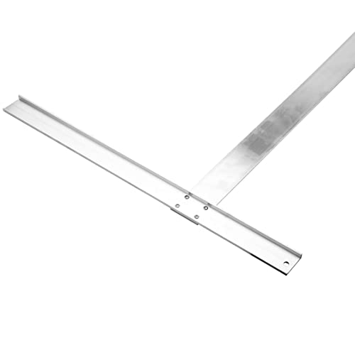 Great Neck Mayes 48 Inch Lightweight Aluminum Drywall Square,Silver,One Size,10181