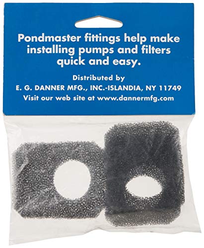 Supreme Hydro Foam Filtering Replacement Material for Danner Manufacturing, Inc., Pump Models 1.0, 1.5 and 1.9, 3pcs. per Pack, 12605