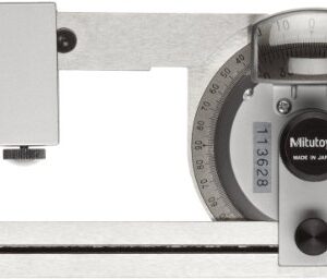 Mitutoyo 187-904, Universal Bevel Protractor, 6" Blade, 5 minute Vernier Resolution