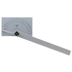 pec 5170 0-180° rectangle protractor w/6" arm