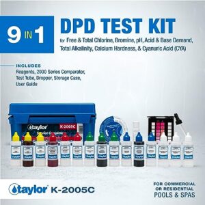 Taylor Complete Pool & Spa Test Kit - High Range K-2005C 2 oz Reagents