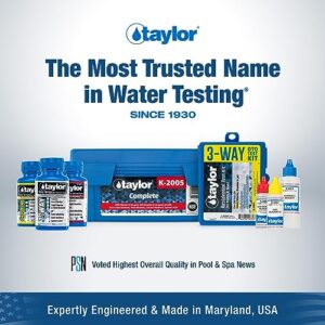 Taylor R-0005-C, Acid Demand Reagent for 2000 Series, 2 Ounce, for Testing Acid Demand Levels in Pool and Spas, Dropper Refill for Water Test Kits, Replace Annually | Made in The USA