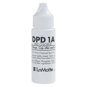 lamotte p-6740-h free chlorine test reagent, dpd #1a; 60 ml