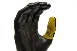 g & f 8126m cowhide leather thumb guard, thumb protection, medium, finger guard sold separately