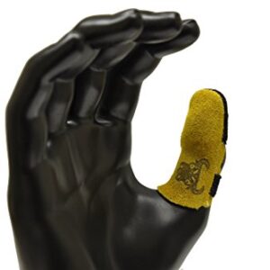 G & F 8126M Cowhide Leather Thumb Guard, Thumb Protection, Medium, Finger Guard Sold Separately