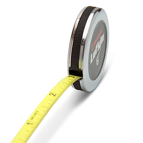 Crescent Lufkin 1/4" x 6' Executive® Diameter Yellow Clad A19 Blade Pocket Tape Measure - W606PD