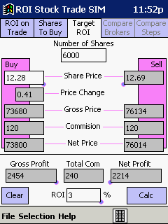 ROI Stock Trade SIM