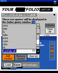 Pocket Stock Monitor