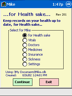 for Health sake