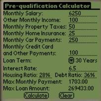 Pre-qualification Calculator