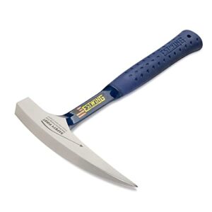 ESTWING Rock Pick - 22 oz Geology Hammer with Pointed Tip & Shock Reduction Grip - E3-22P