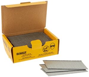 dewalt finish nails, 20-degree, 1-1/4-inch, 16ga, 2500-pack (dca16125)