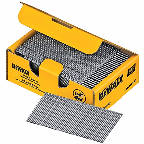 DEWALT Finish Nails, 20-Degree, 1-1/2-Inch, 16GA, 2500-Pack (DCA16150)