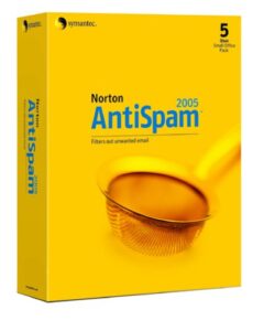 norton antispam 2005 office pack - 5 users