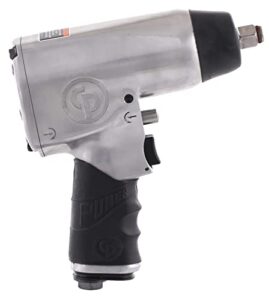 chicago pneumatic cp734h air impact wrench (1/2 inch), air impact gun industrial repair & assembly tool, pistol handle, pin clutch, max torque output 452 ft. lbf/576 nm 8400 rpm