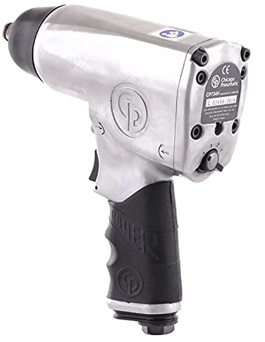 Chicago Pneumatic CP734H Air Impact Wrench (1/2 Inch), Air Impact Gun Industrial Repair & Assembly Tool, Pistol Handle, Pin Clutch, Max Torque Output 452 ft. lbf/576 Nm 8400 RPM